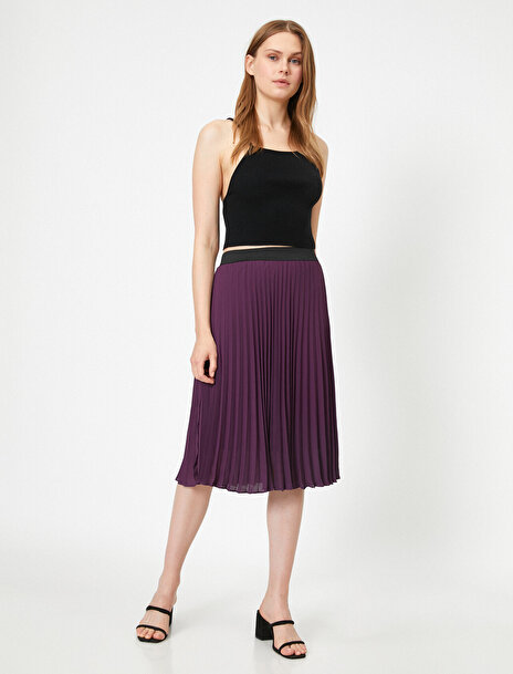 Koton Kadın Pilili Etek