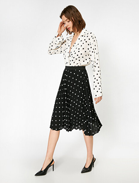 Koton Kadın Puantiyeli Etek