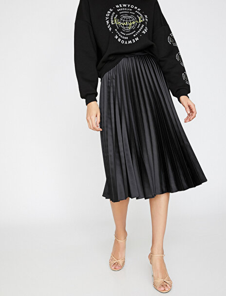 Koton Kadın Pilili Etek