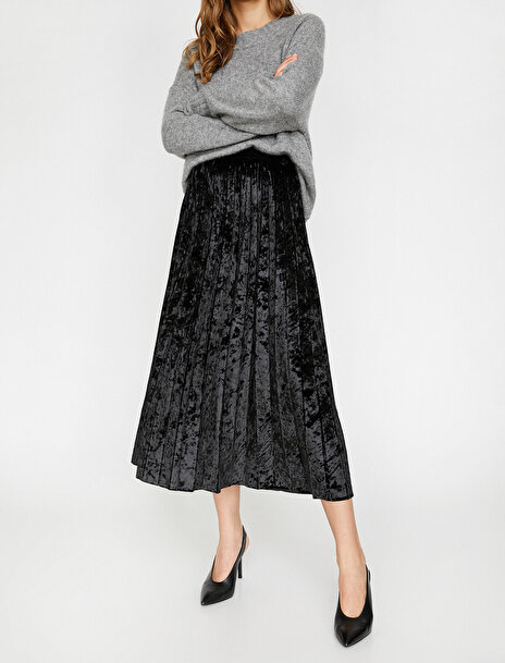 Koton Kadın Kadife Etek