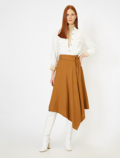 Koton Kadın Beli Bağlamalı Etek