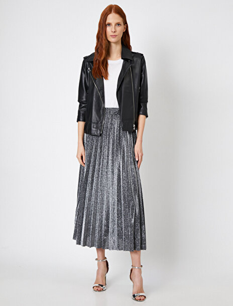 Koton Kadın Pilili Etek