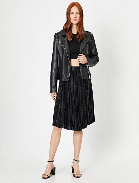 Koton Kadın Pilili Etek