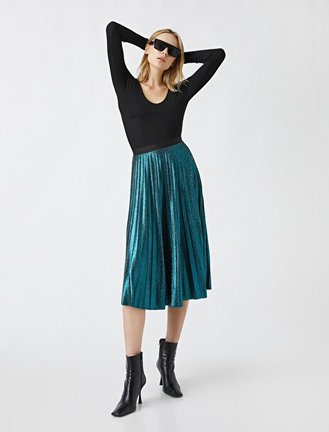 Koton Kadın Pilili Etek