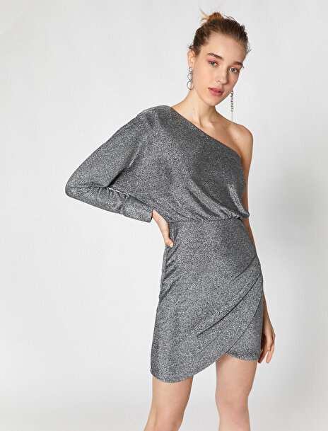 Koton Kadın Omuz Detaylı Elbise Abiye