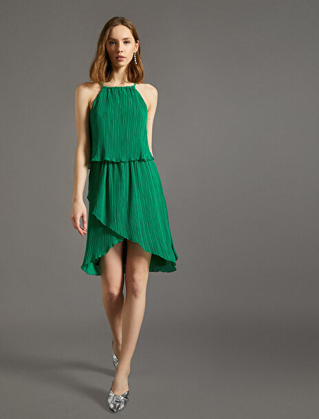 Koton Kadın Pileli Elbise Abiye Koton Kadın Pileli Elbise Abiye