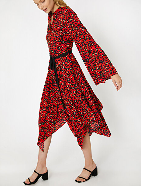 Koton Kadın Leopar Desenli Elbise