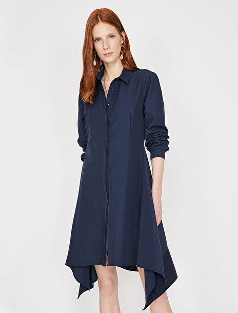 Koton Kadın Klasik Yaka Elbise