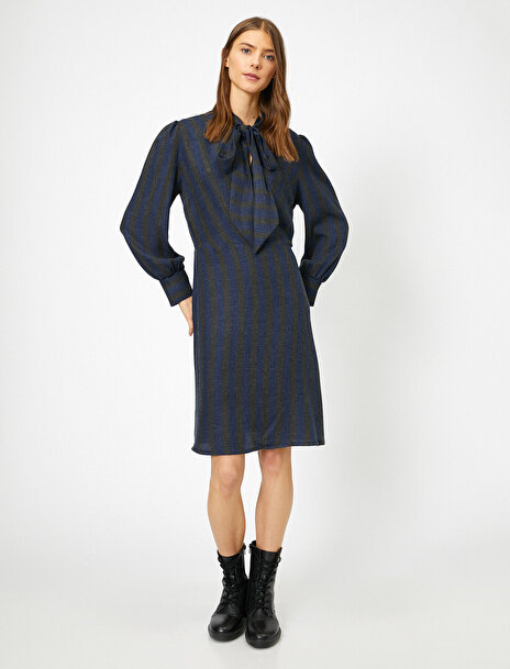 Koton Kadın Fular Yaka Elbise