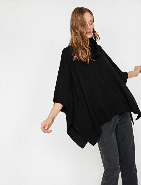 Koton Kadın Yaka Detaylı Panço Koton Kadın Yaka Detaylı Panço