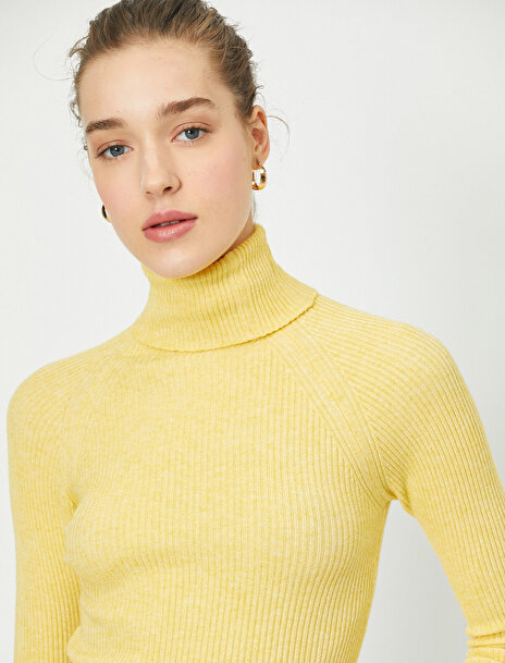 Koton Kadın Boğazlı Triko Kazak