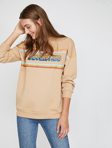 Koton Ole Genç Kız Newyork Sweatshirt