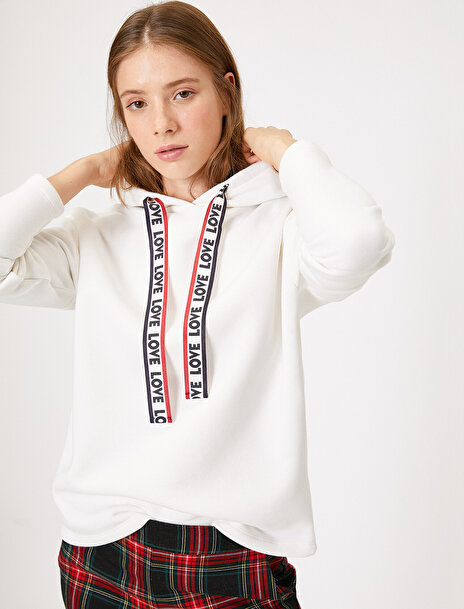 Koton Ole Genç Kız Kapüşonlu Sweatshirt Koton Ole Genç Kız Kapüşonlu Sweatshirt