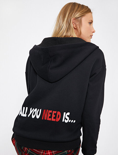 Koton Ole Genç Kız Koton Love Sweatshirt