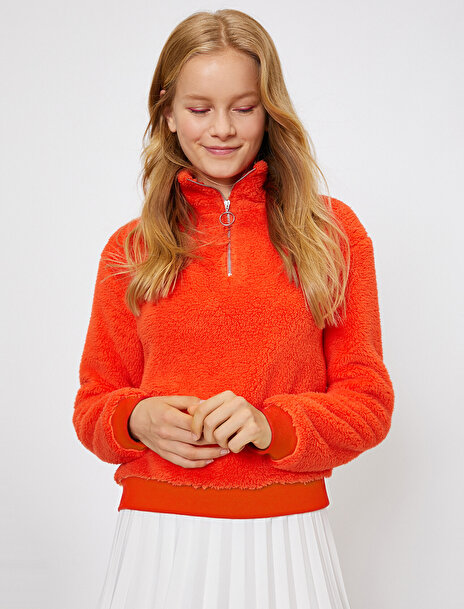 Koton Kadın Peluş Sweatshirt Koton Kadın Peluş Sweatshirt