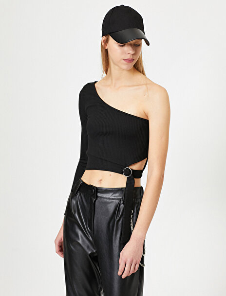 Koton Ole Genç Kız Tek Omuz T-Shirt