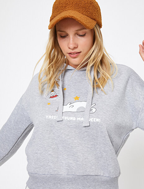 Koton Ole Genç Kız Koton Love Sweatshirt