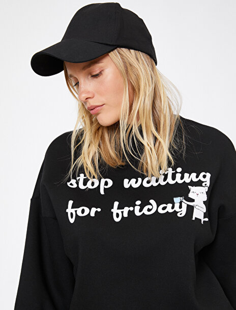 Koton Kadın Koton Love Sweatshirt Koton Kadın Koton Love Sweatshirt