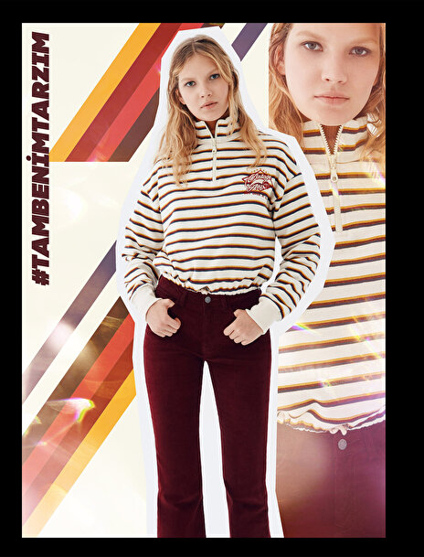 Koton Ole Genç Kız Paris Sweatshirt