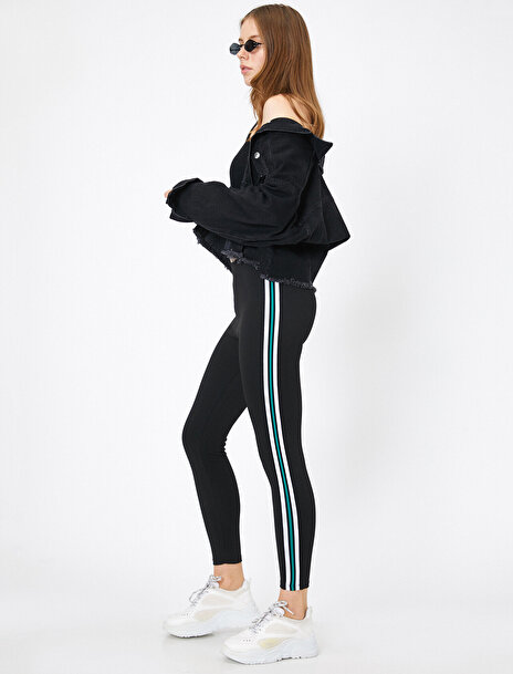 Koton Ole Genç Kız Çizgili Tayt