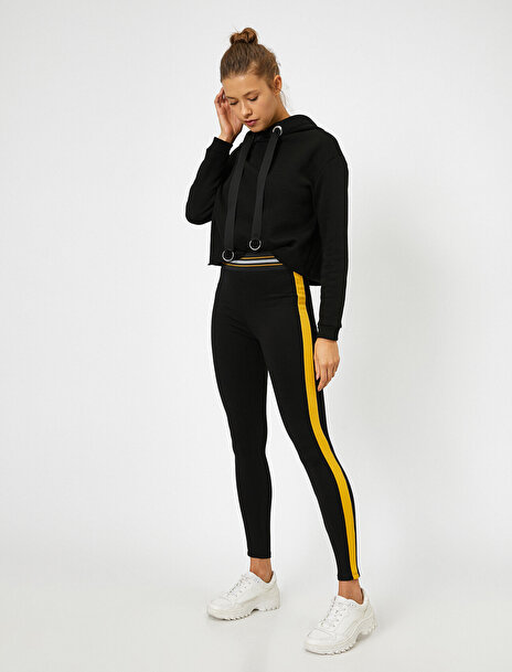 Koton Ole Genç Kız Çizgili Tayt