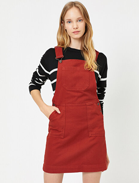 Koton Ole Genç Kız Kolsuz Elbise