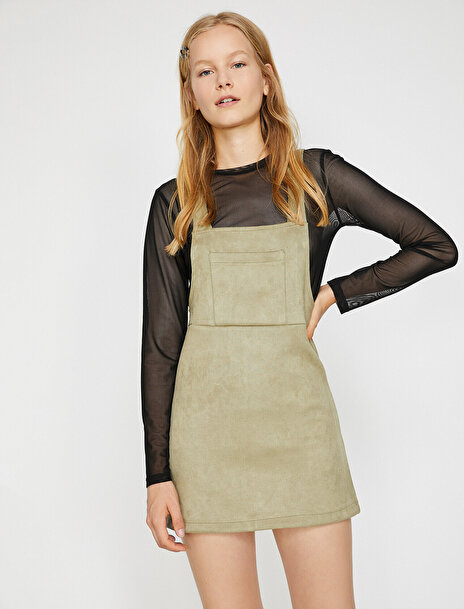 Koton Ole Genç Kız Kolsuz Elbise