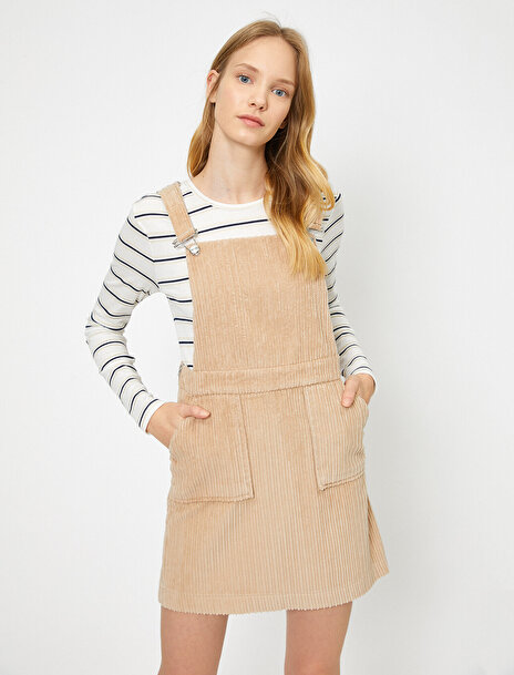 Koton Ole Genç Kız Kolsuz Elbise