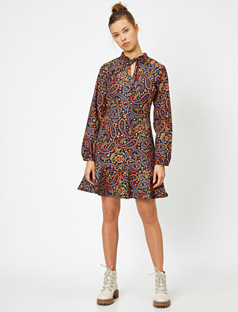 Koton Kadın Etnik Desenli Elbise