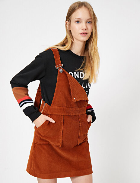 Koton Ole Genç Kız Kolsuz Elbise