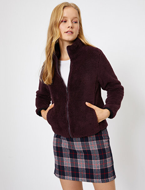 Koton Kadın Peluş Sweatshirt Koton Kadın Peluş Sweatshirt
