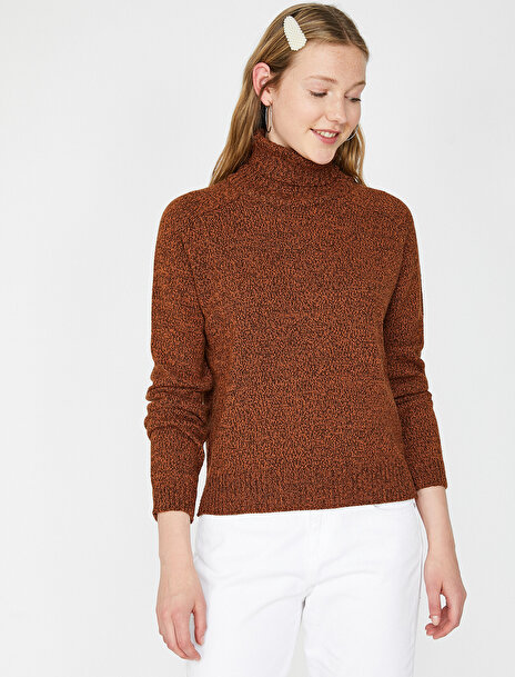 Koton Ole Genç Kız Boğazlı Triko Kazak Koton Ole Genç Kız Boğazlı Triko Kazak