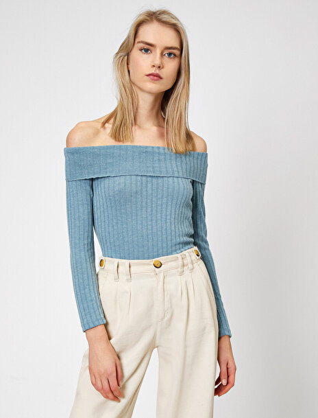 Koton Kadın Omzu Açık Kazak