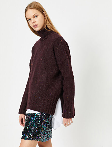 Koton Ole Genç Kız Boğazlı Triko Kazak Koton Ole Genç Kız Boğazlı Triko Kazak