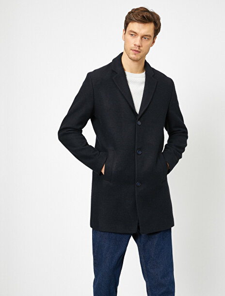 Koton Erkek Cep Detaylı Kaban