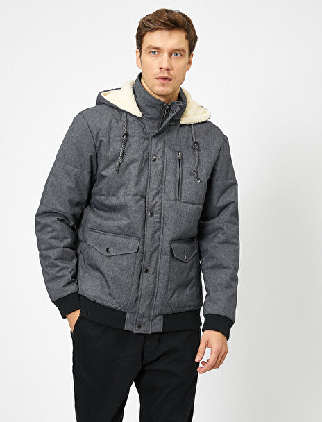 Koton Erkek Kapüşonlu Mont