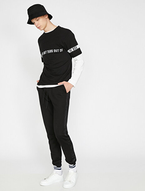 Koton Erkek Şeritli Jogger Eşofman Altı