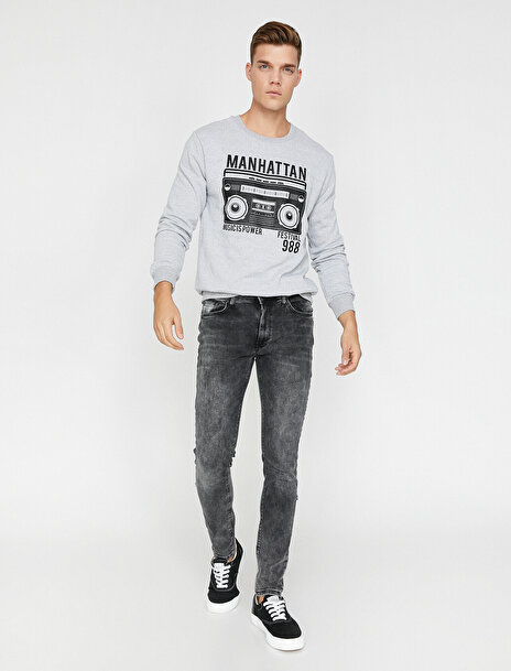 Koton Erkek Super Skinny Fit Kot Pantolon - Justin Jean