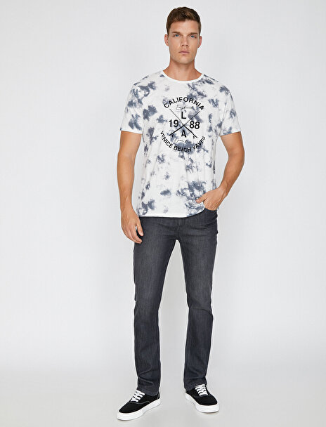 Koton Erkek Mark Straight Fit Jean Pantolon