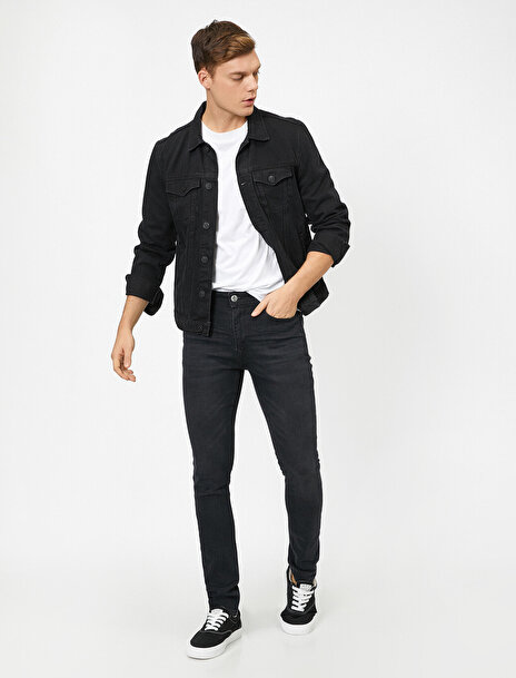 Koton Erkek Super Skinny Fit Kot Pantolon - Justin Jean