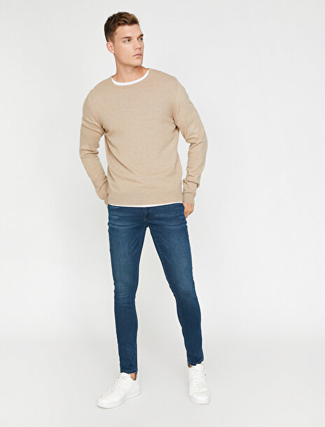 Koton Erkek Super Skinny Fit Kot Pantolon - Justin Jean