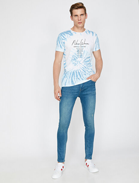 Koton Erkek Tapered Fit Kot Pantolon - Joe Jean