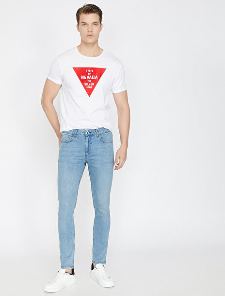 Koton Erkek Super Skinny Fit Kot Pantolon - Justin Jean