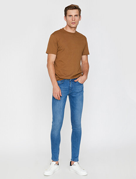 Koton Erkek Super Skinny Fit Kot Pantolon - Justin Jean