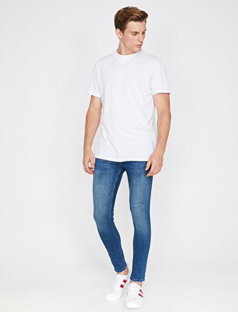 Koton Erkek Super Skinny Fit Kot Pantolon - Justin Jean