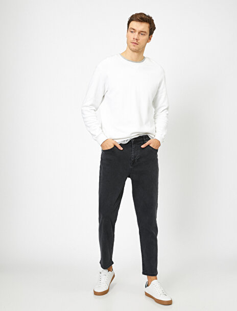 Koton Erkek Regular Fit Kot Pantolon - Robert Jean Koton Erkek Regular Fit Kot Pantolon - Robert Jean