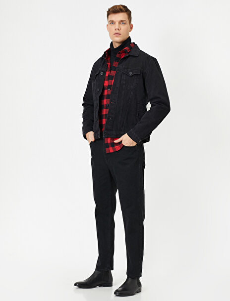 Koton Erkek Regular Fit Kot Pantolon - Robert Jean Koton Erkek Regular Fit Kot Pantolon - Robert Jean
