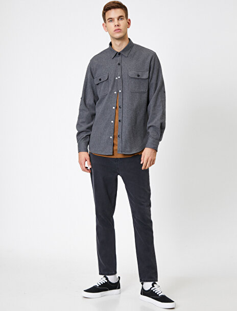 Koton Erkek Regular Fit Kot Pantolon - Robert Jean Koton Erkek Regular Fit Kot Pantolon - Robert Jean