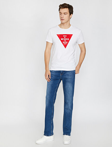 Koton Erkek Regular Fit Kot Pantolon - Robert Jean Koton Erkek Regular Fit Kot Pantolon - Robert Jean
