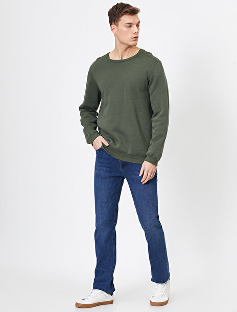 Koton Erkek Regular Fit Kot Pantolon - Robert Jean Koton Erkek Regular Fit Kot Pantolon - Robert Jean